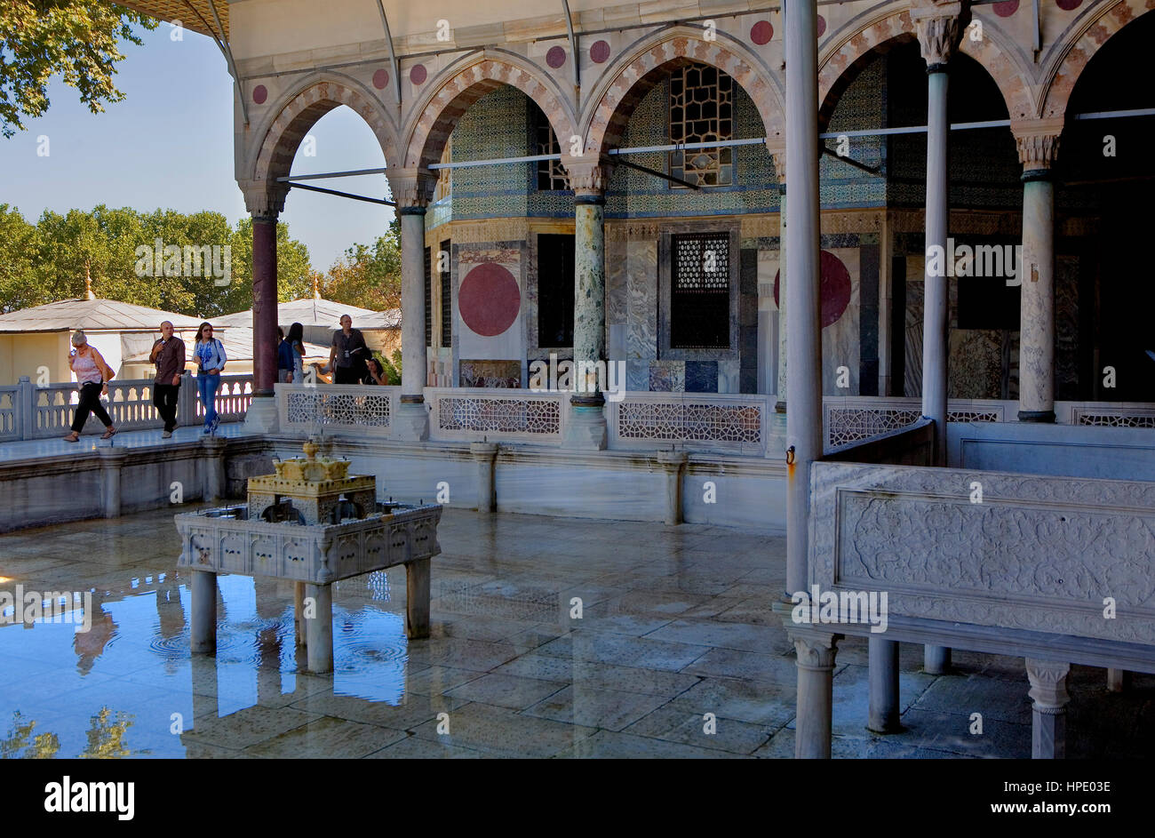 Topkapi Palace. Circumcision room in Summer Pavilion. Istanbul Turkey ...