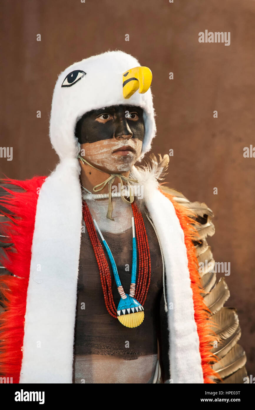 Eagle dancer about to enter arena, Indian Dance Performance, Opening ...