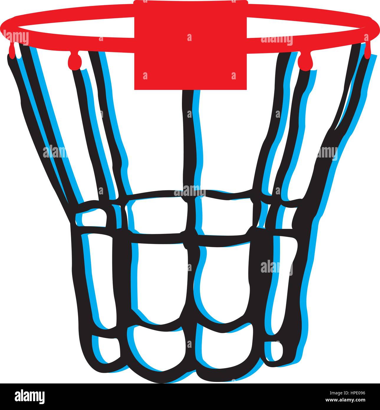 Isolated basketball net Stock Vector Image & Art - Alamy