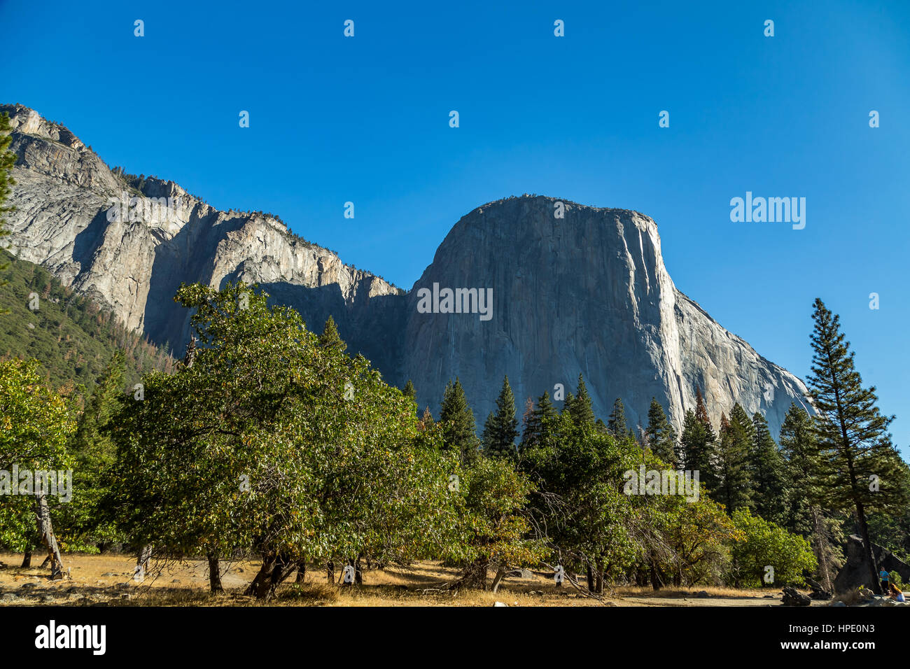El Capitan (Spanish for The Captain, The Chief) is a vertical rock ...