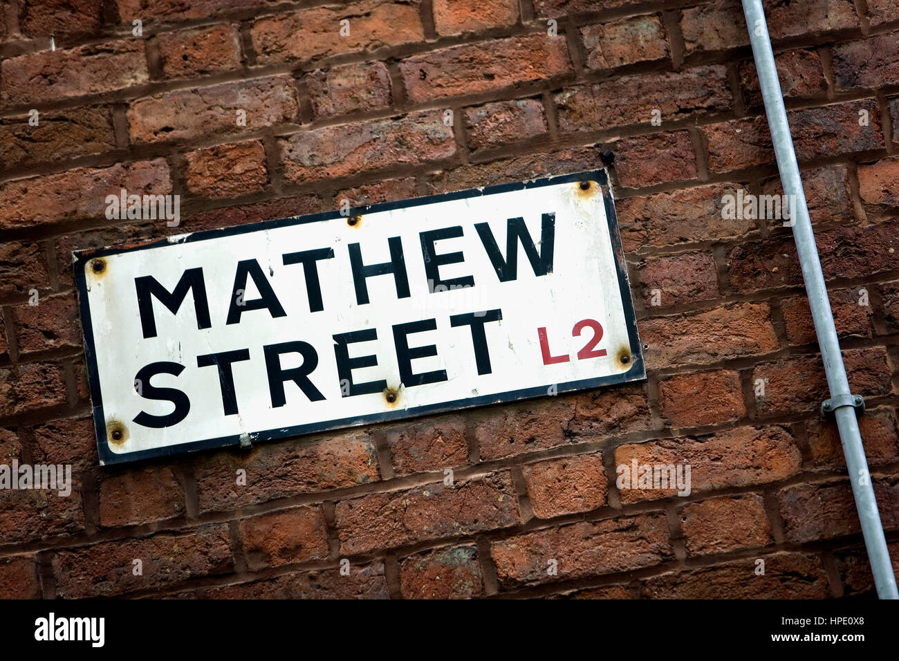 Mathew Street. Liverpool. England. UK Stock Photo - Alamy