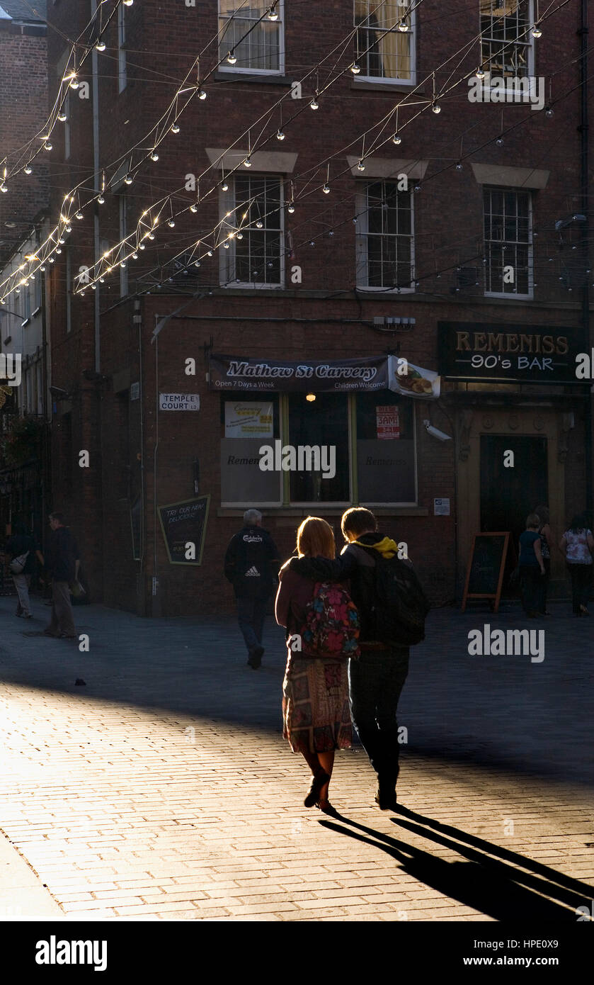 Mathew Street. Liverpool. England. UK Stock Photo - Alamy