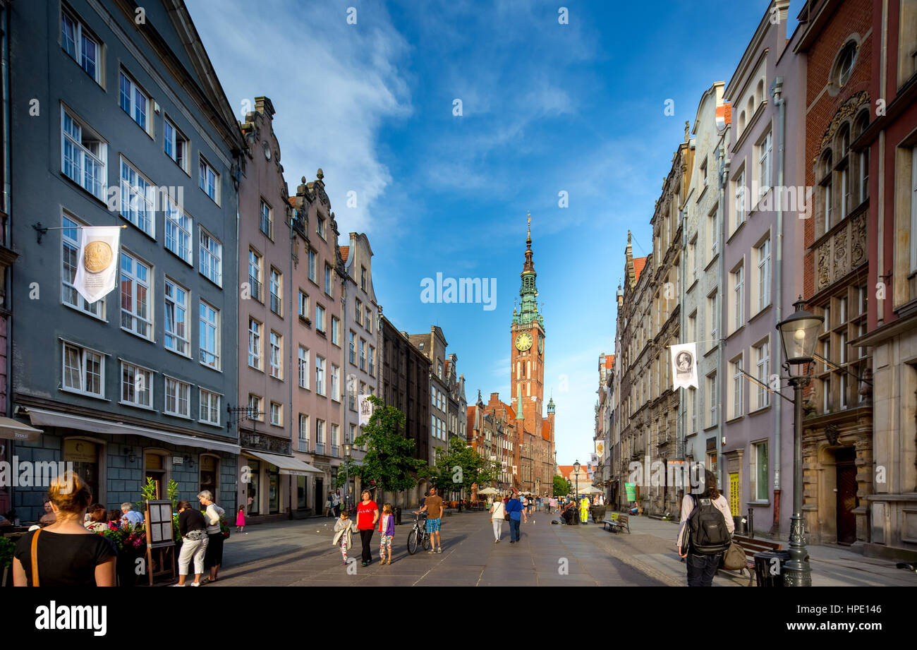 Main Town Hall and the Long Lane, Town Hall Tower, Gdańsk, Gdansk ...