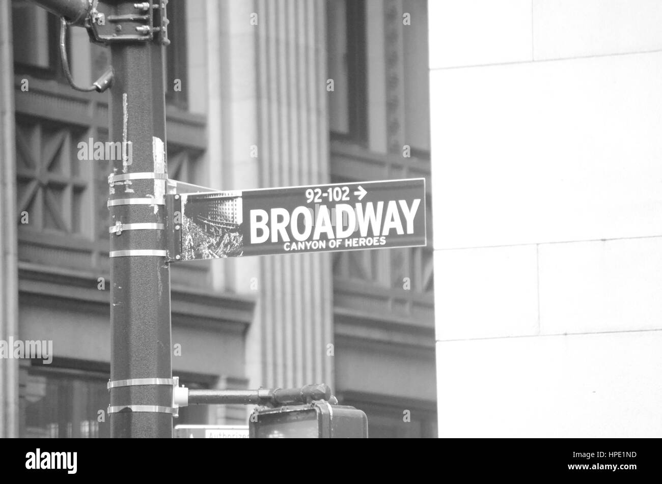 Broadway Street Sign Stock Photo - Alamy