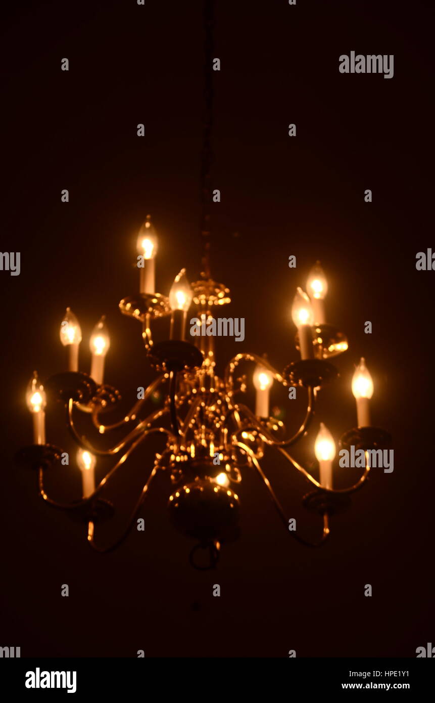 Chandelier at Casa Loma, Toronto, Canada Stock Photo - Alamy
