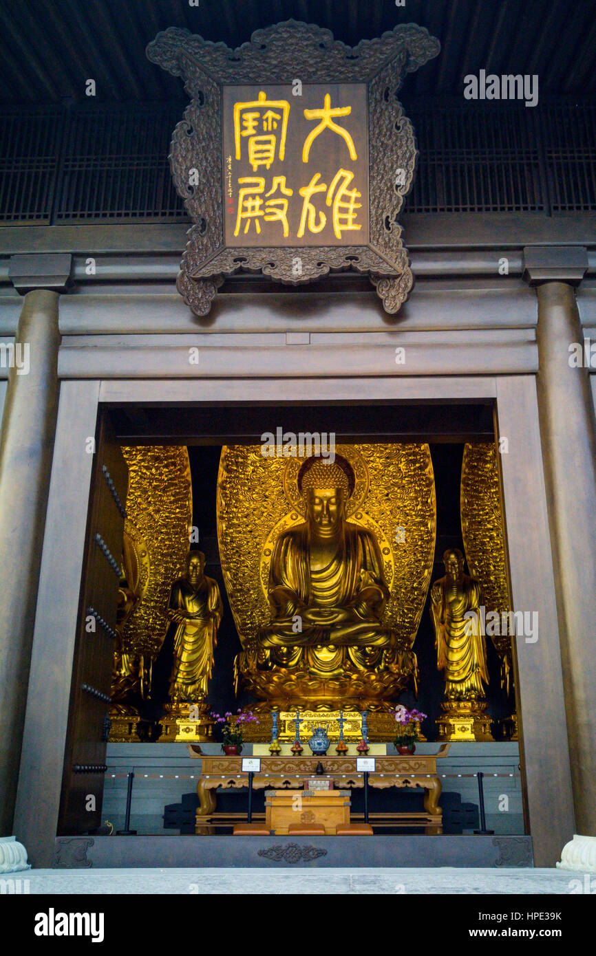 Main hall of tsz shan monastery hi-res stock photography and images - Alamy