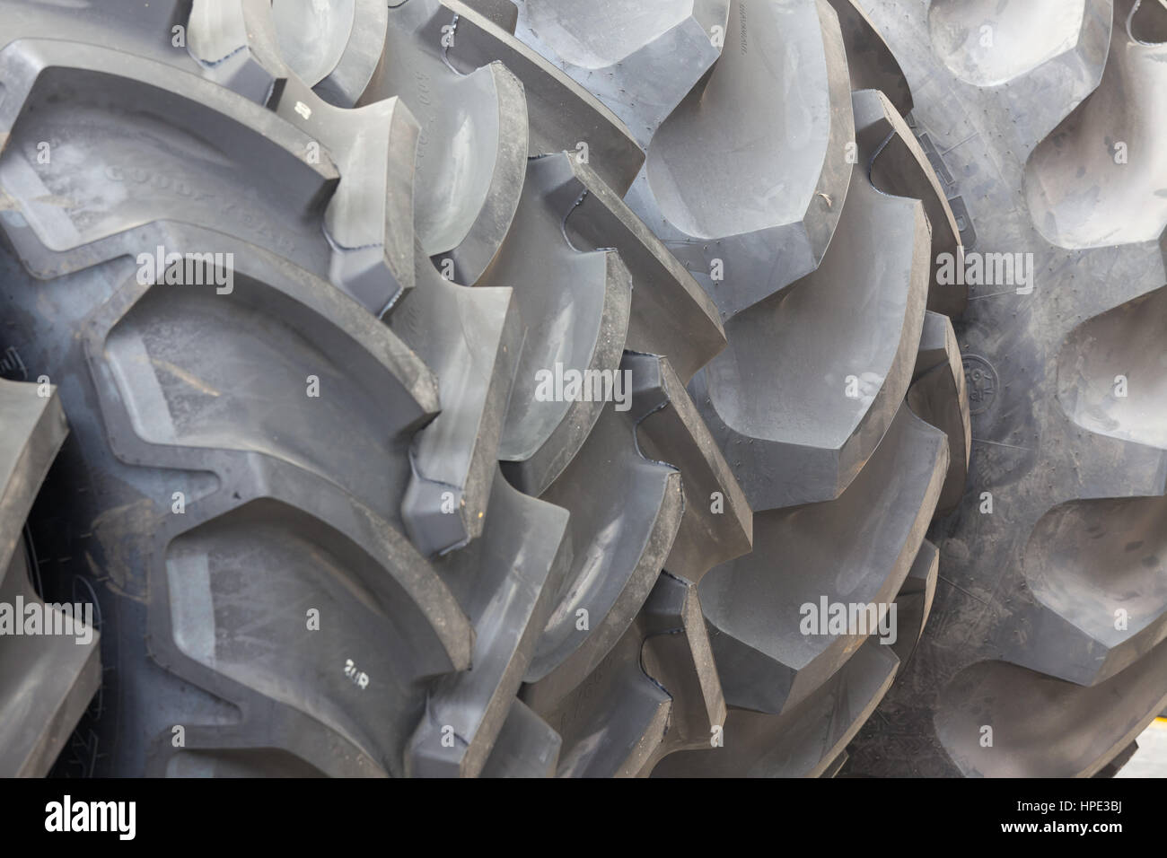 Tire stack in deposit storage Stock Photo - Alamy