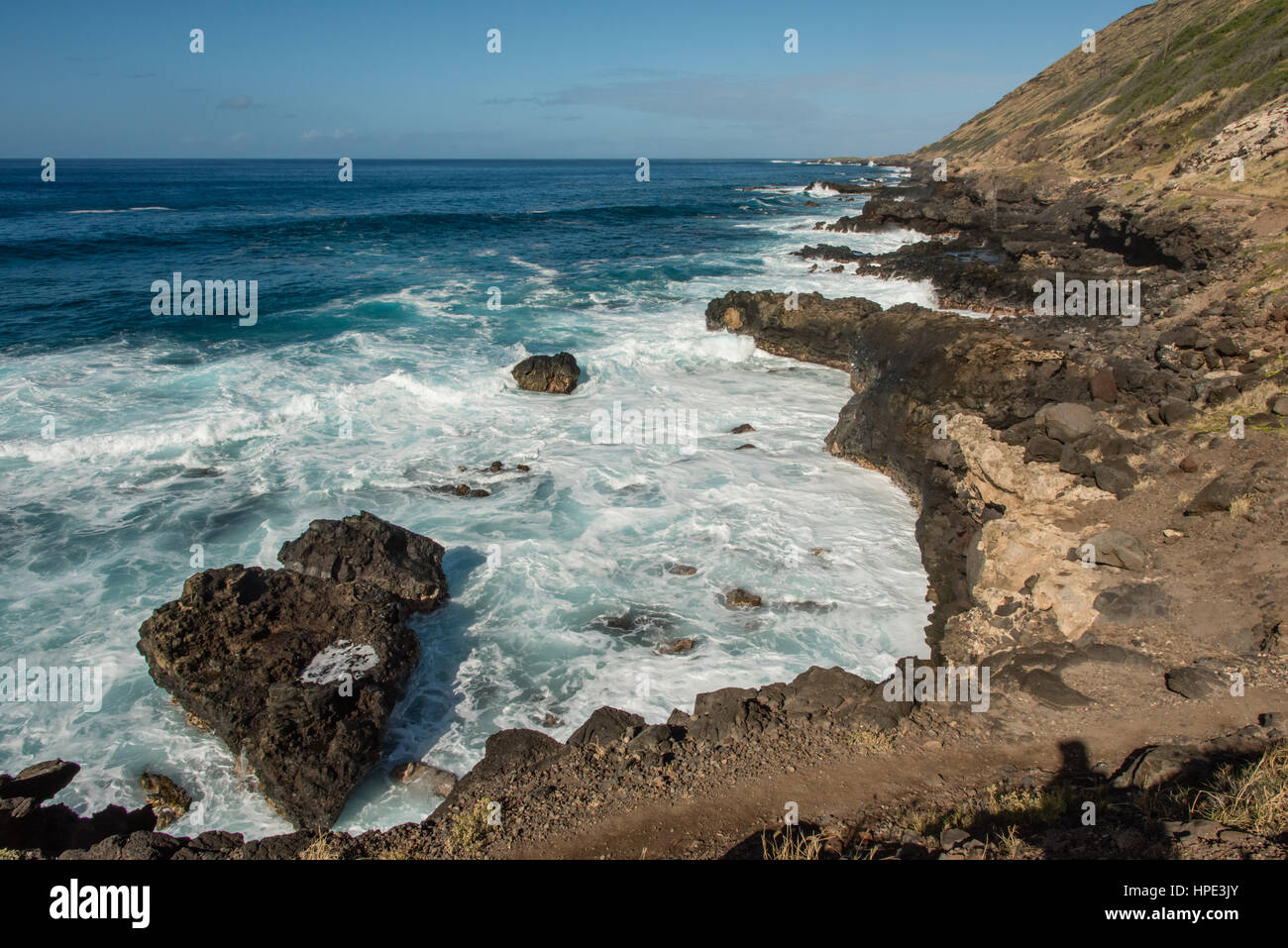 Kaena Point trail, Oahu, Hawaii Stock Photo - Alamy