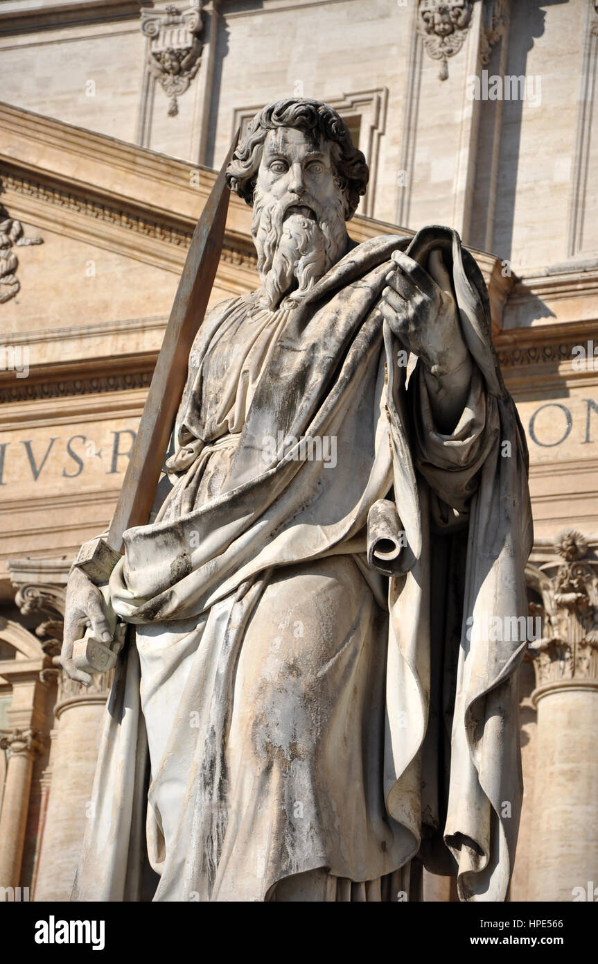 Sword is the symbol for st paul hi-res stock photography and images - Alamy