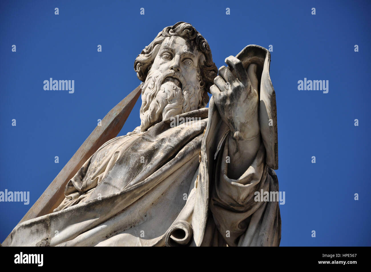 Statue of Saint Paul the Apostle. Vatican Stock Photo - Alamy