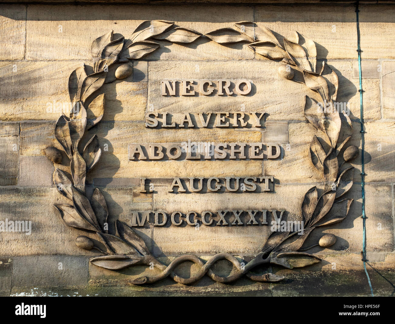 Inscription on the Wilberforce Monument to Slavery Abolitionist William ...