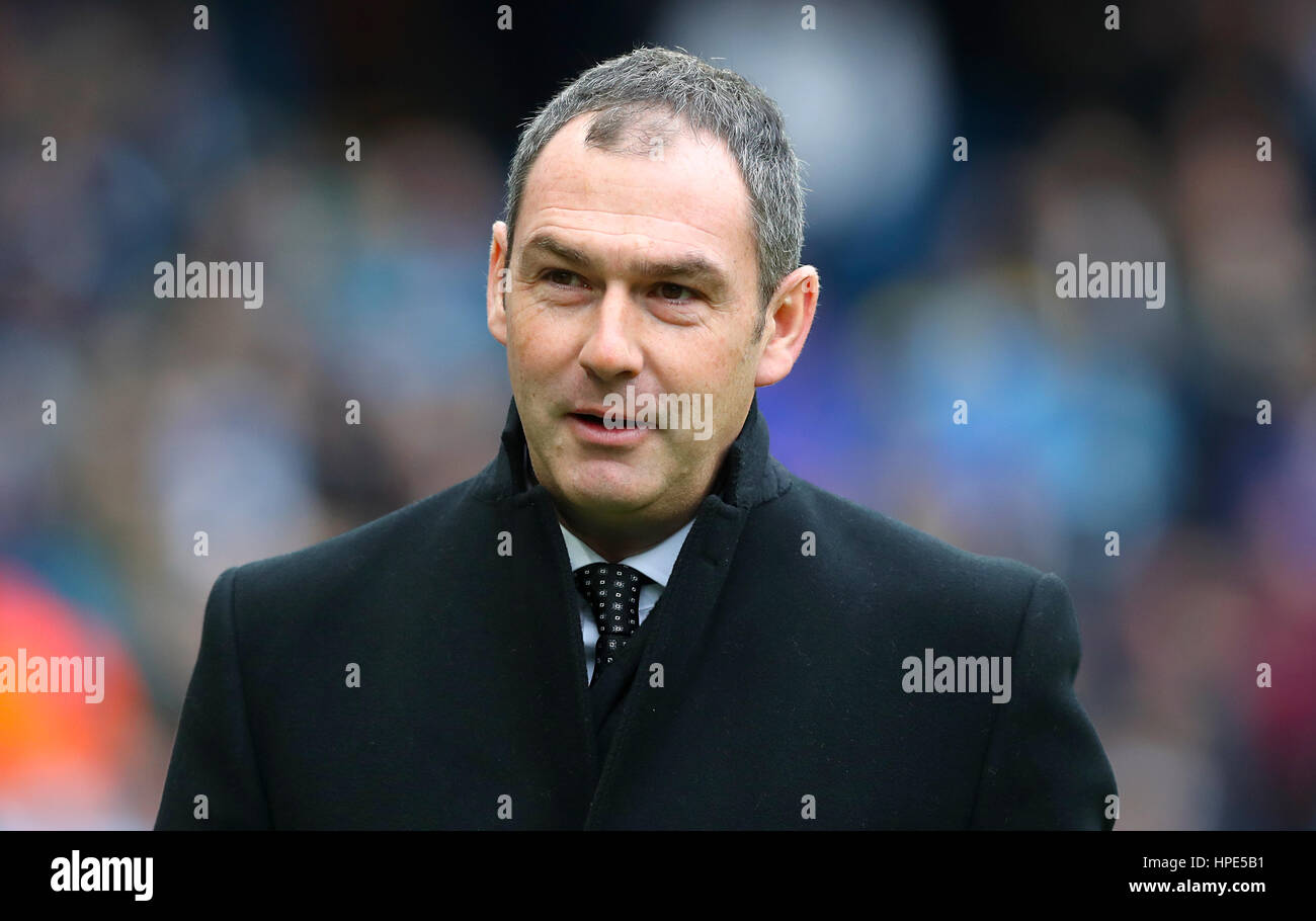 Swansea City manager Paul Clement Stock Photo - Alamy