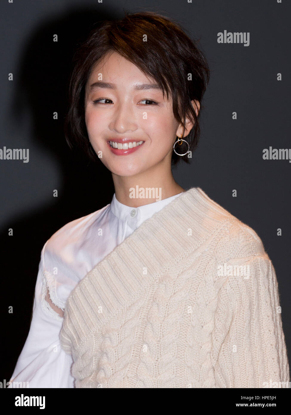 Zhou Dong Yu attending the Burberry London Fashion Week Show at Makers ...