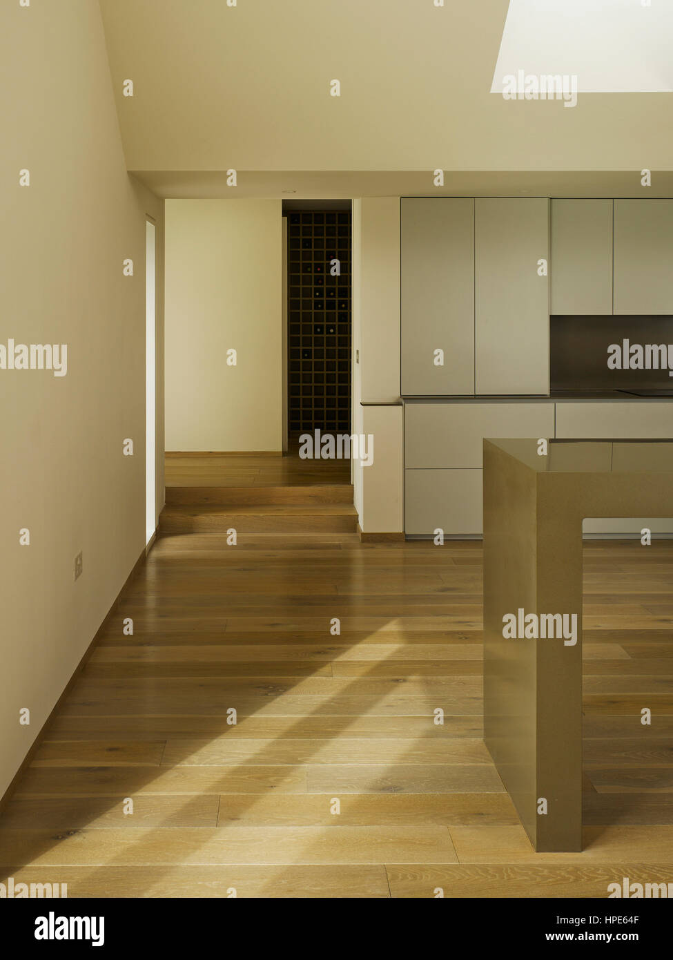 View of kitchen area with corridor in background. Killowen House ...