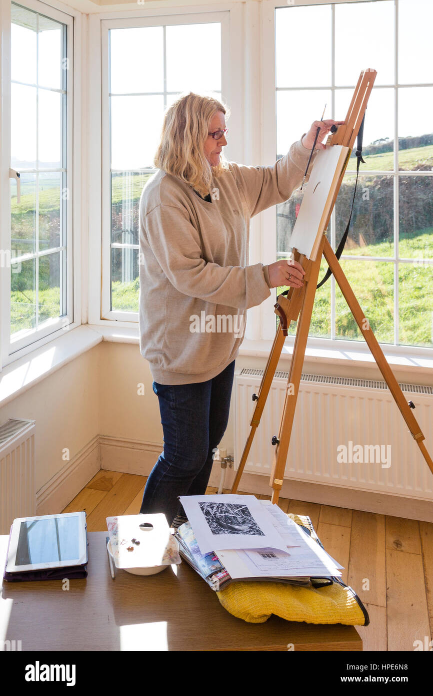 Studio of drawing hi-res stock photography and images - Alamy