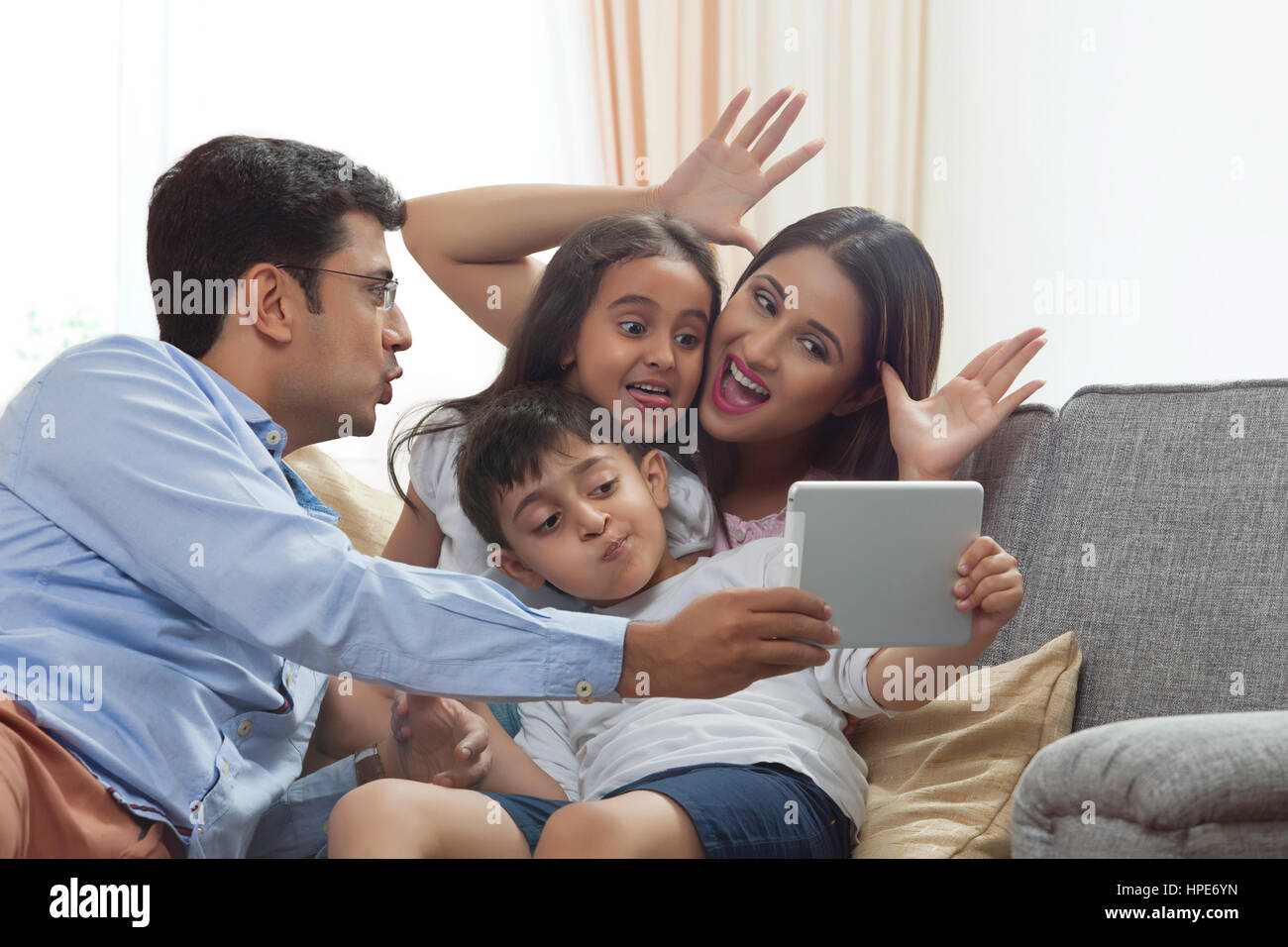 Two boys making faces hi-res stock photography and images - Alamy