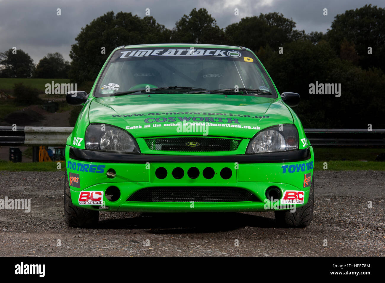Mk4 Ford Fiesta race car Stock Photo - Alamy