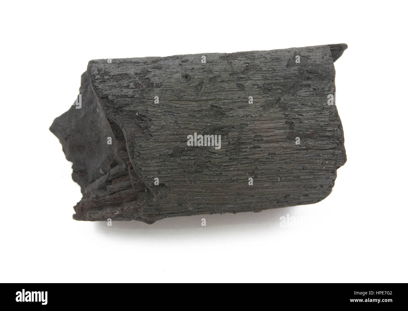 many pieces of charcoal isolated on white background Stock Photo - Alamy