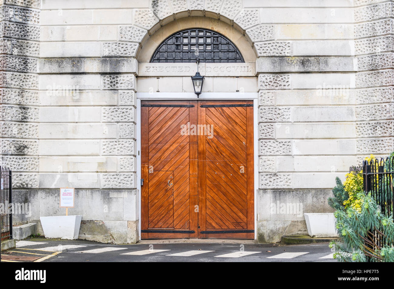 Entrance to the old prison, now part of Christ Church university ...