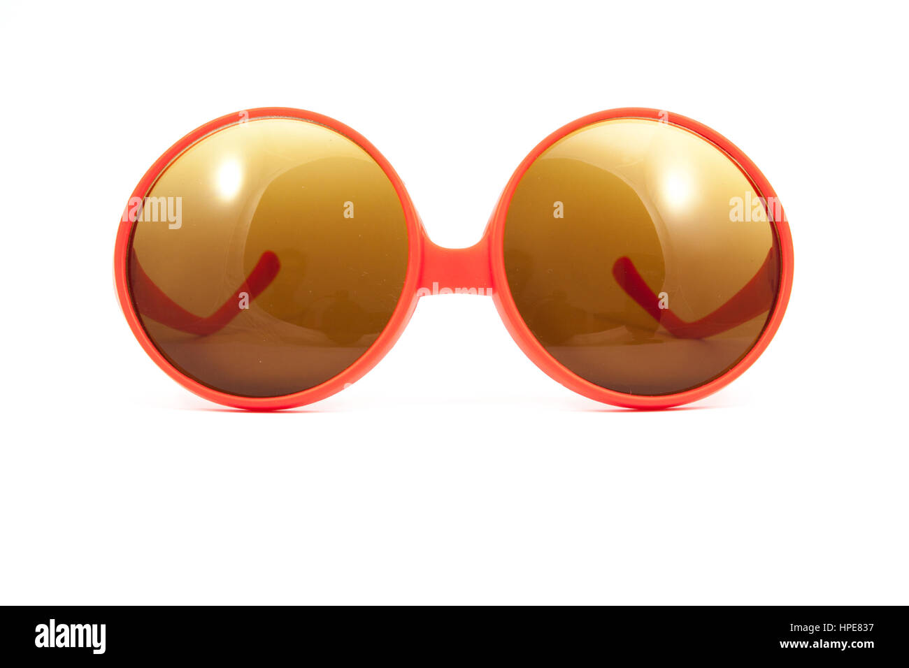 red sunglasses on white background Stock Photo - Alamy