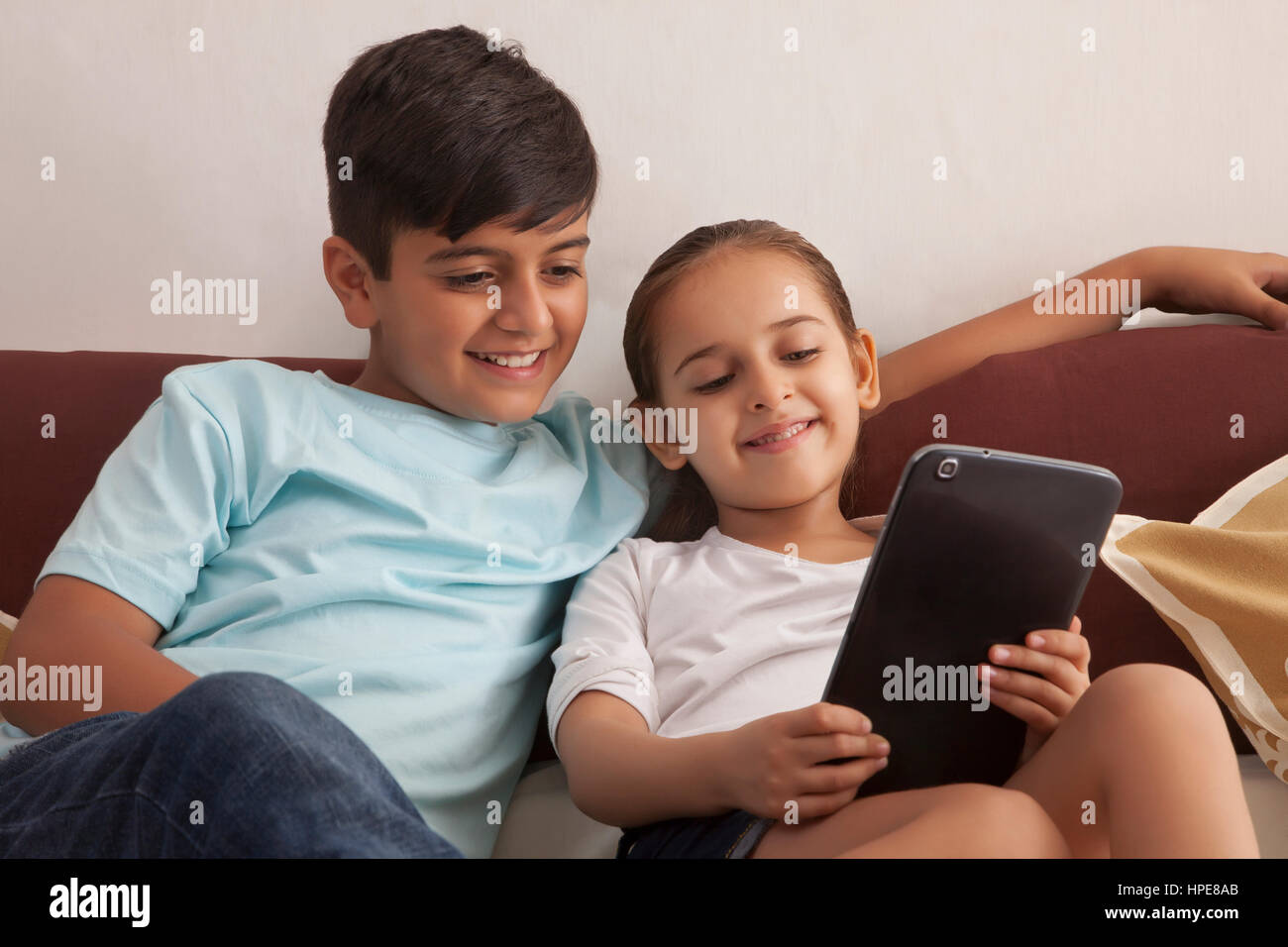 Brother sister sharing bedroom hi-res stock photography and images - Alamy