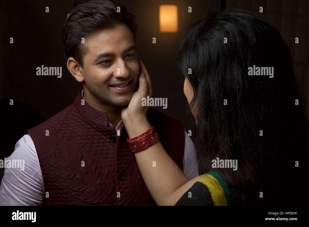 Touching body hi-res stock photography and images - Alamy