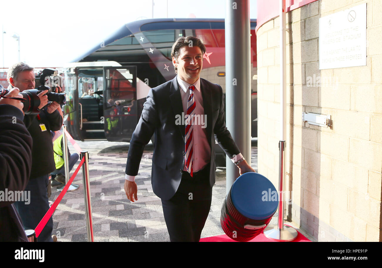 Middlesbrough's George Friend arrives at the Riverside Stadium Stock ...