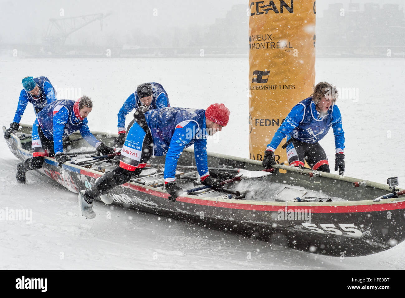 Ice canoe race hi-res stock photography and images - Alamy
