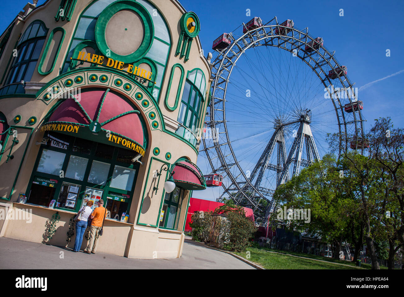 Prater fairground vienna wien austria europe hi-res stock photography ...