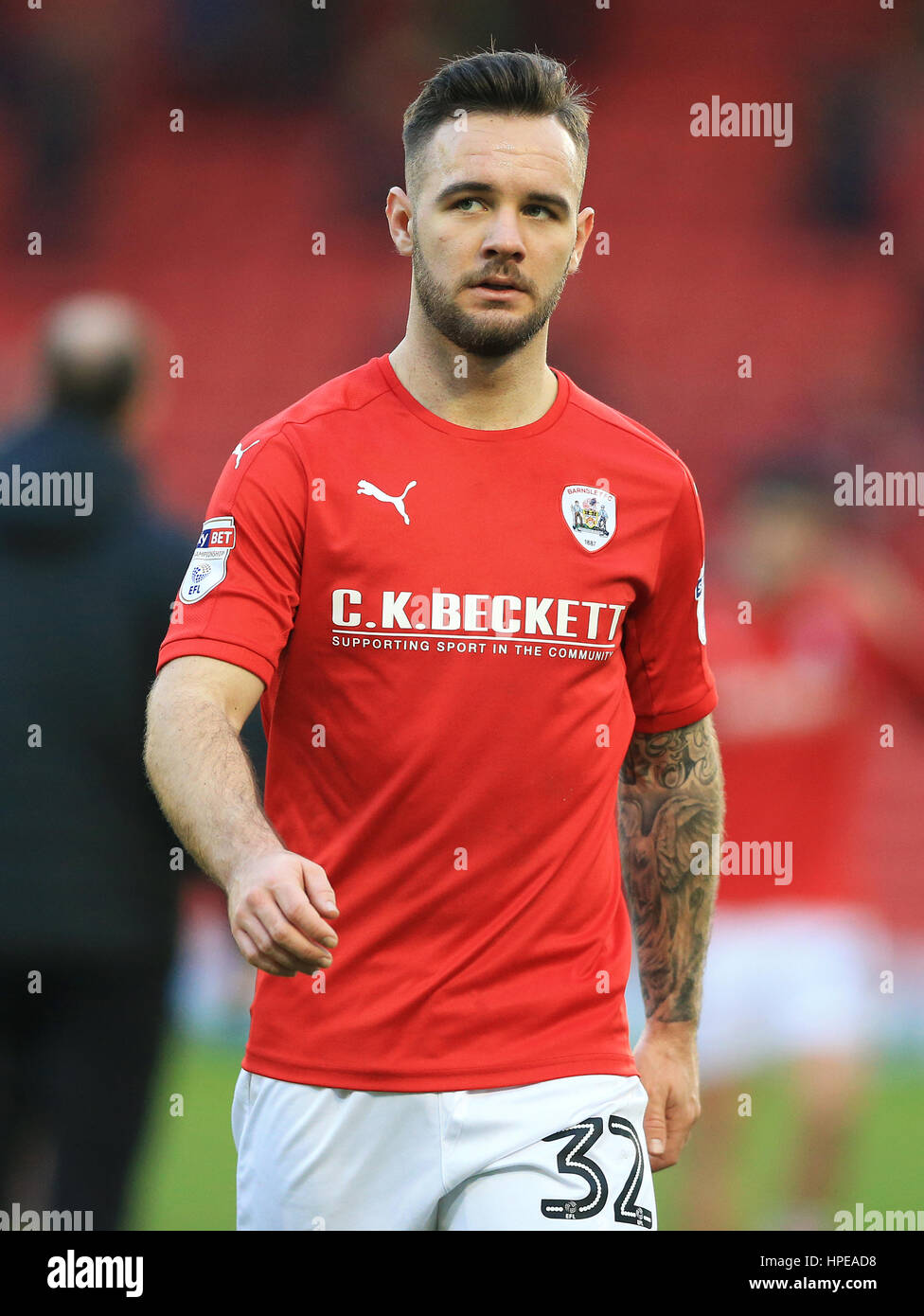 Barnsley's Adam Armstrong Stock Photo - Alamy