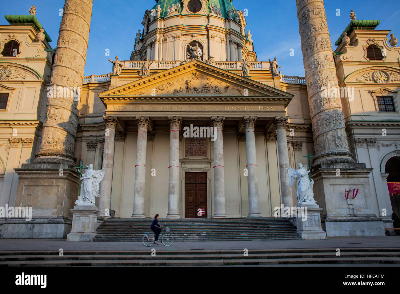 Karlskirche, St. Charles Borromeo church by Fischer von Erlach in ...
