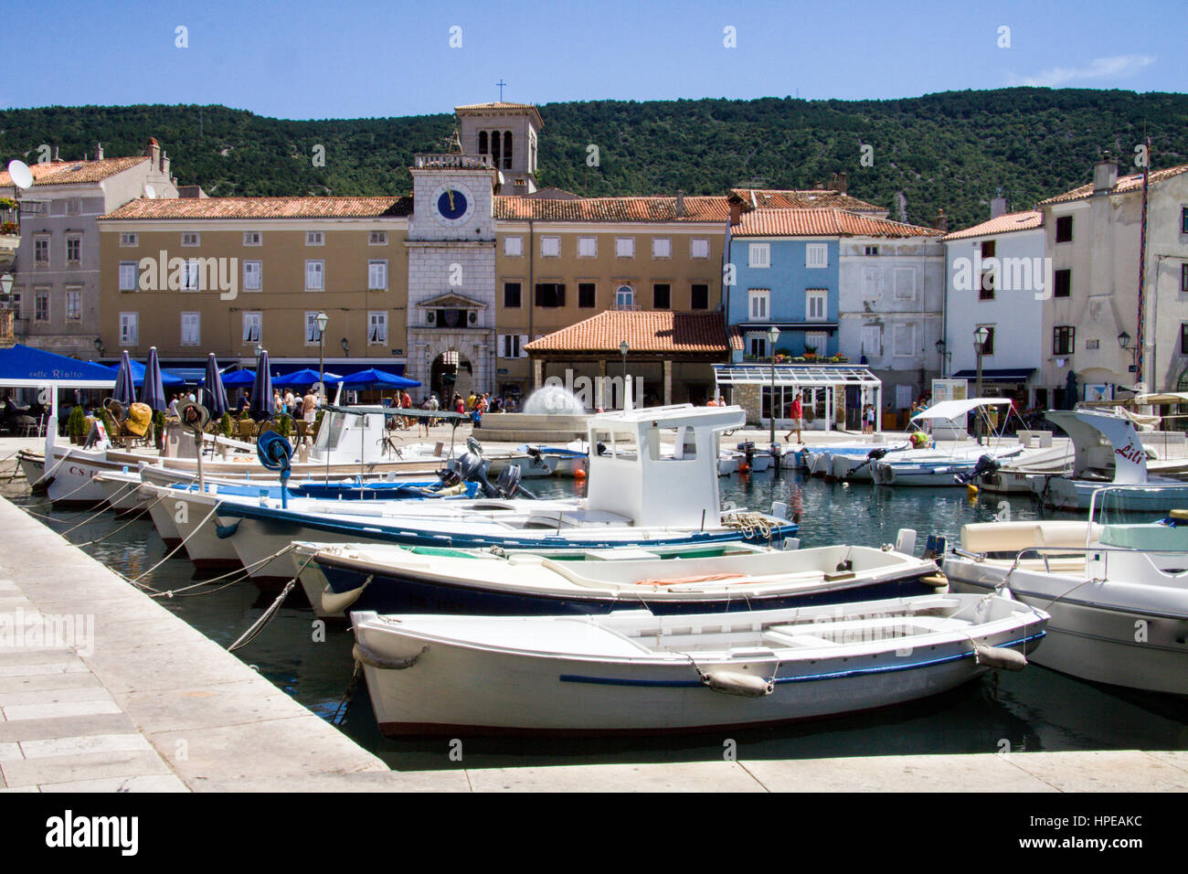 Town Cres on the Island Cres, Croatia Stock Photo - Alamy