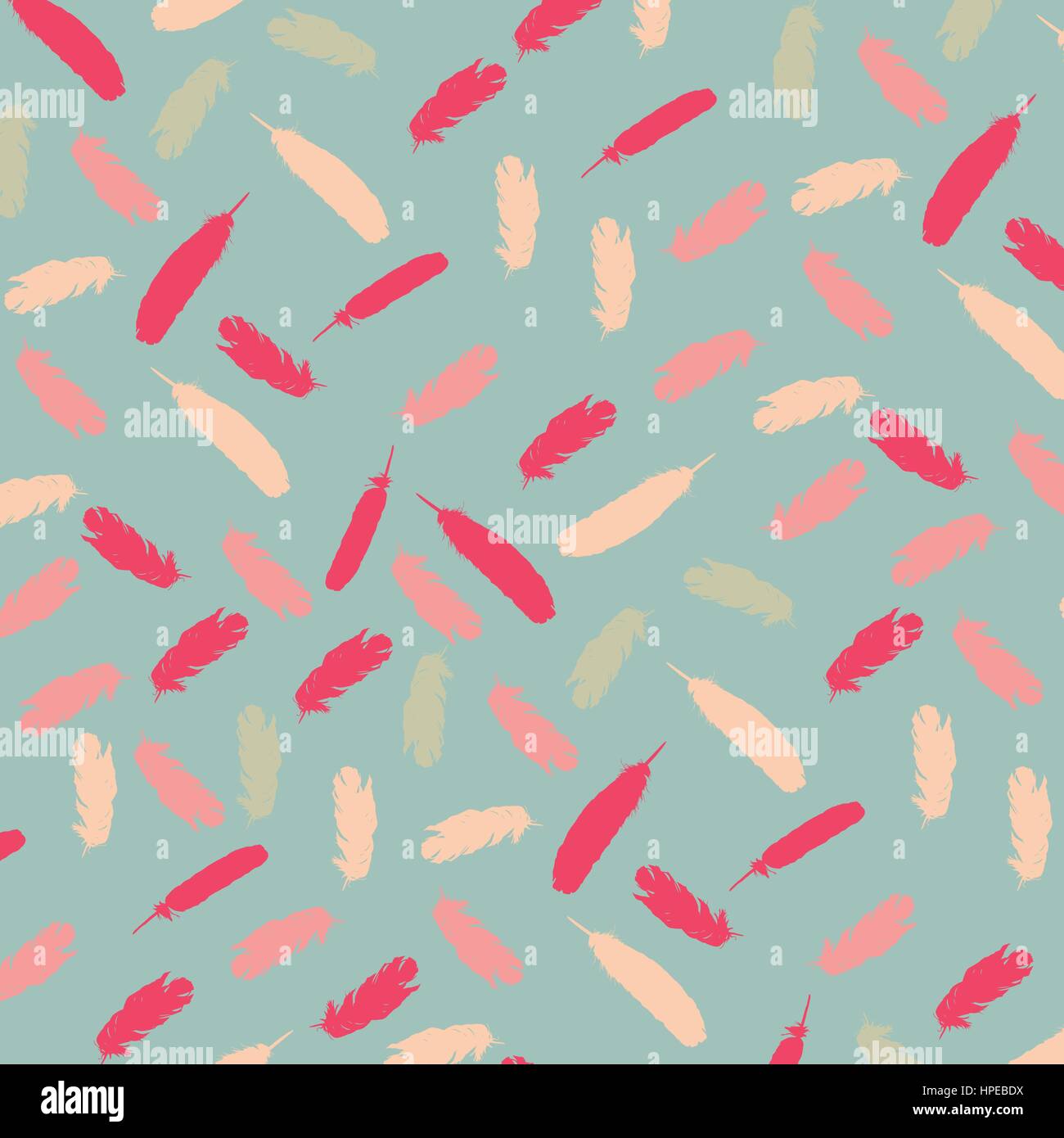 Feather vector background with modern retro colors for banner Stock ...