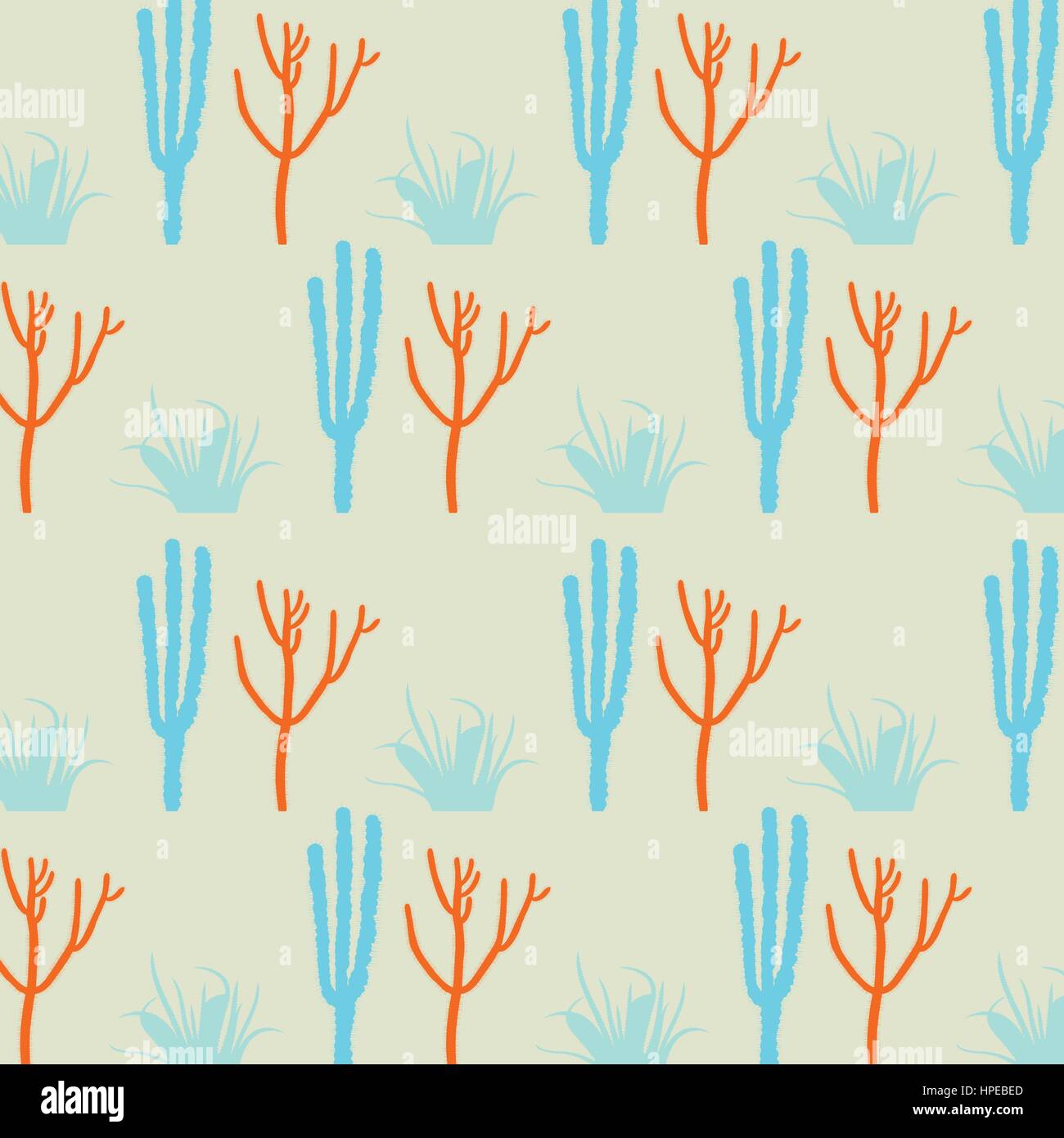 Cactus vector pattern background texture for fabric or banner Stock ...