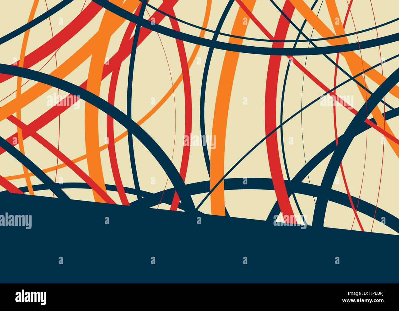 Colorful line background abstract illustration vector Stock Vector Image & Art - Alamy