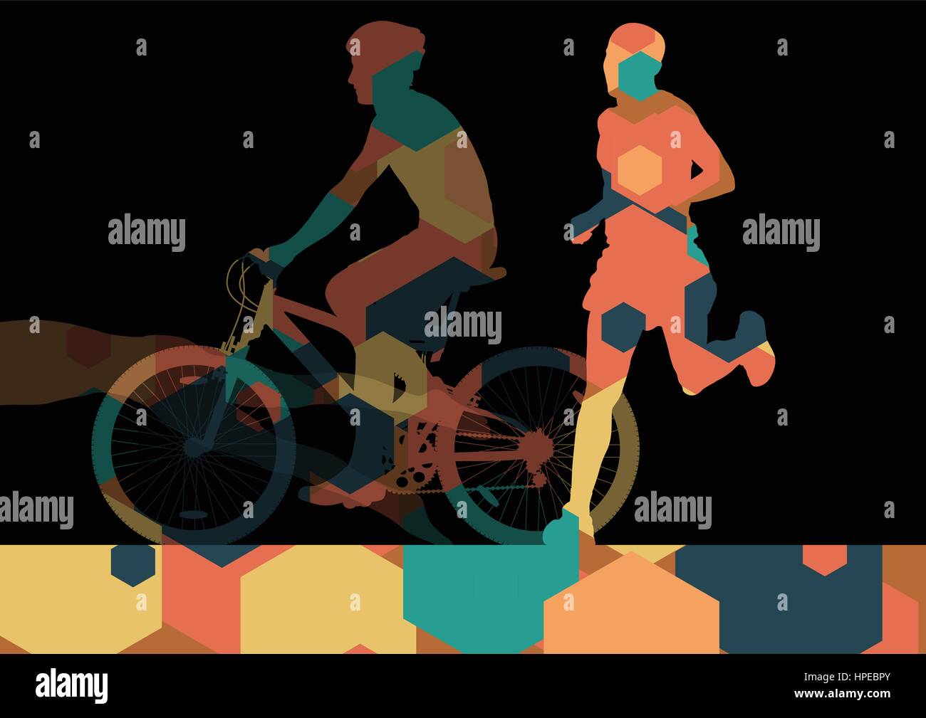 Swimming finish line Stock Vector Images - Alamy