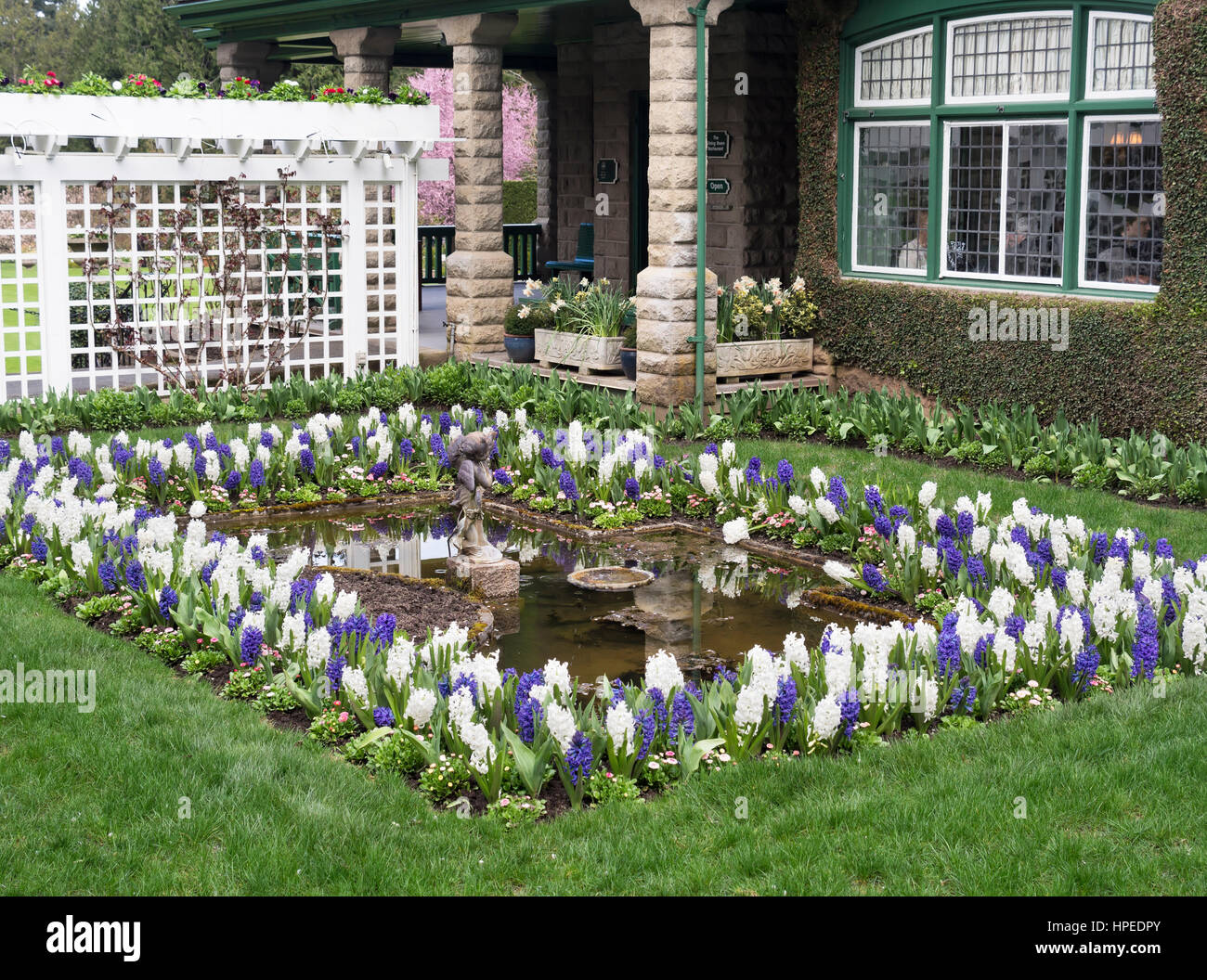 Butchart Gardens in Spring Stock Photo - Alamy