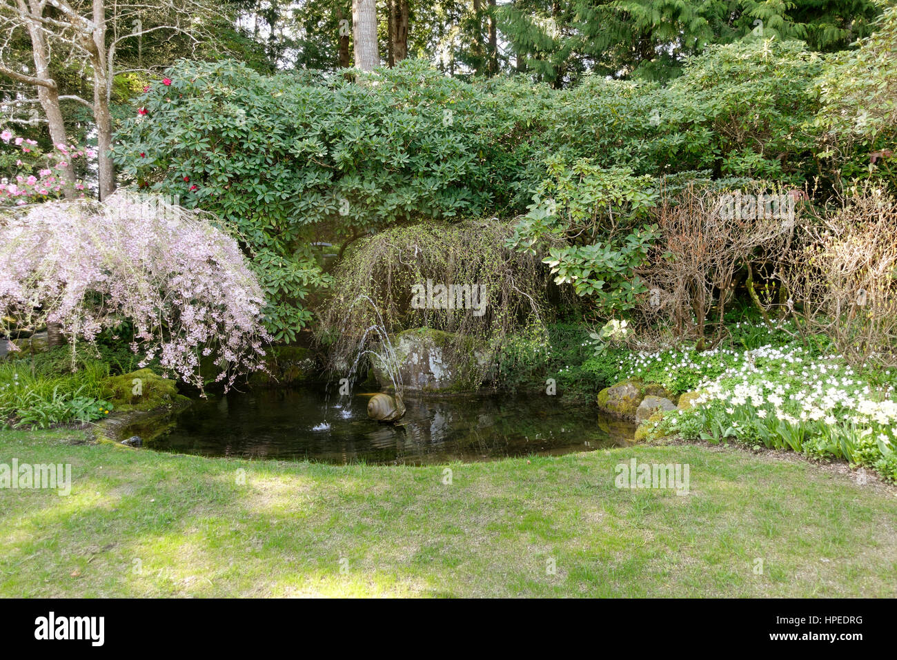 Butchart Gardens in Spring Stock Photo - Alamy