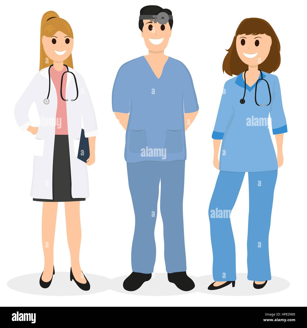 Group Of Doctors Clipart