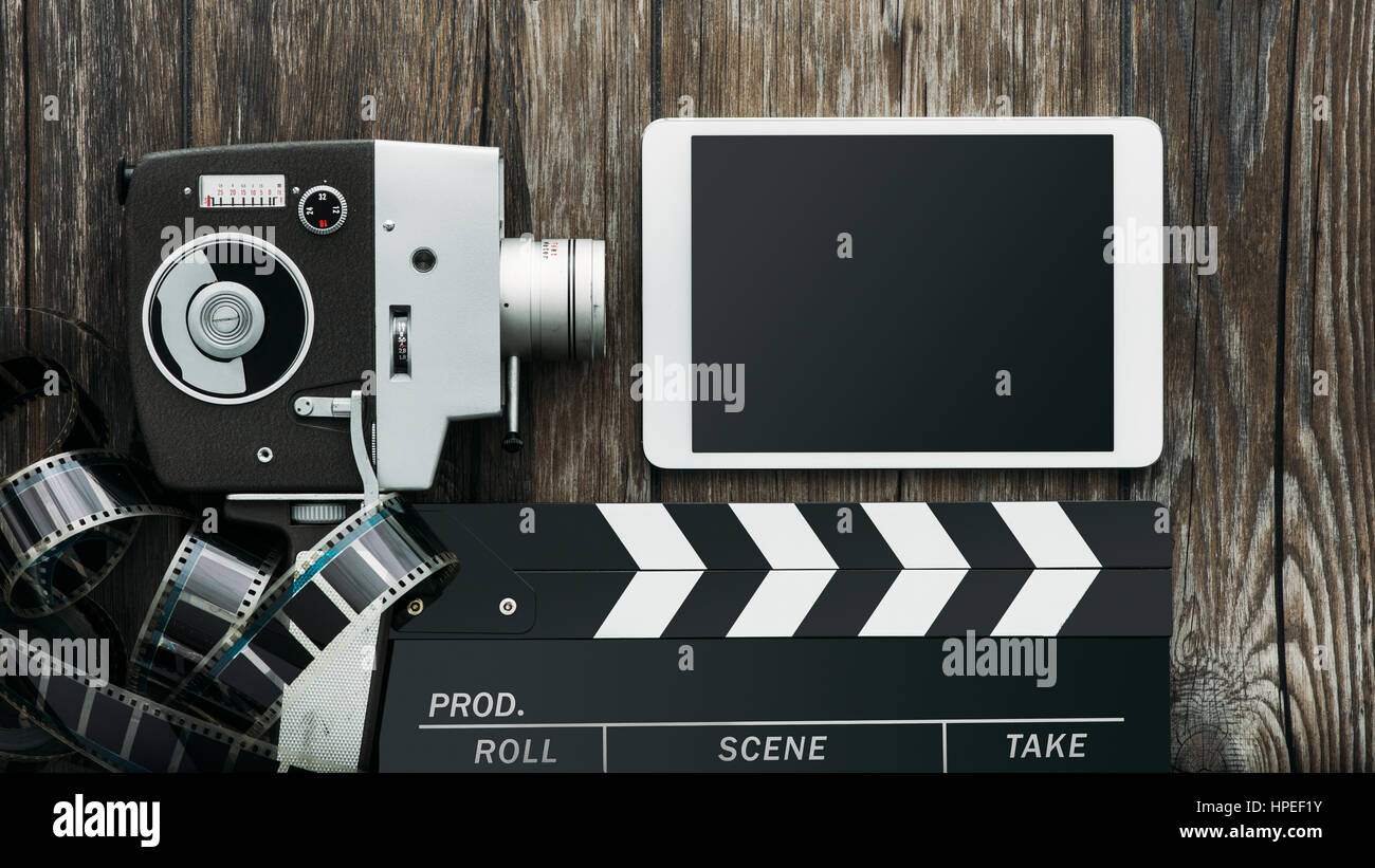 Filming with a tablet hi-res stock photography and images - Alamy