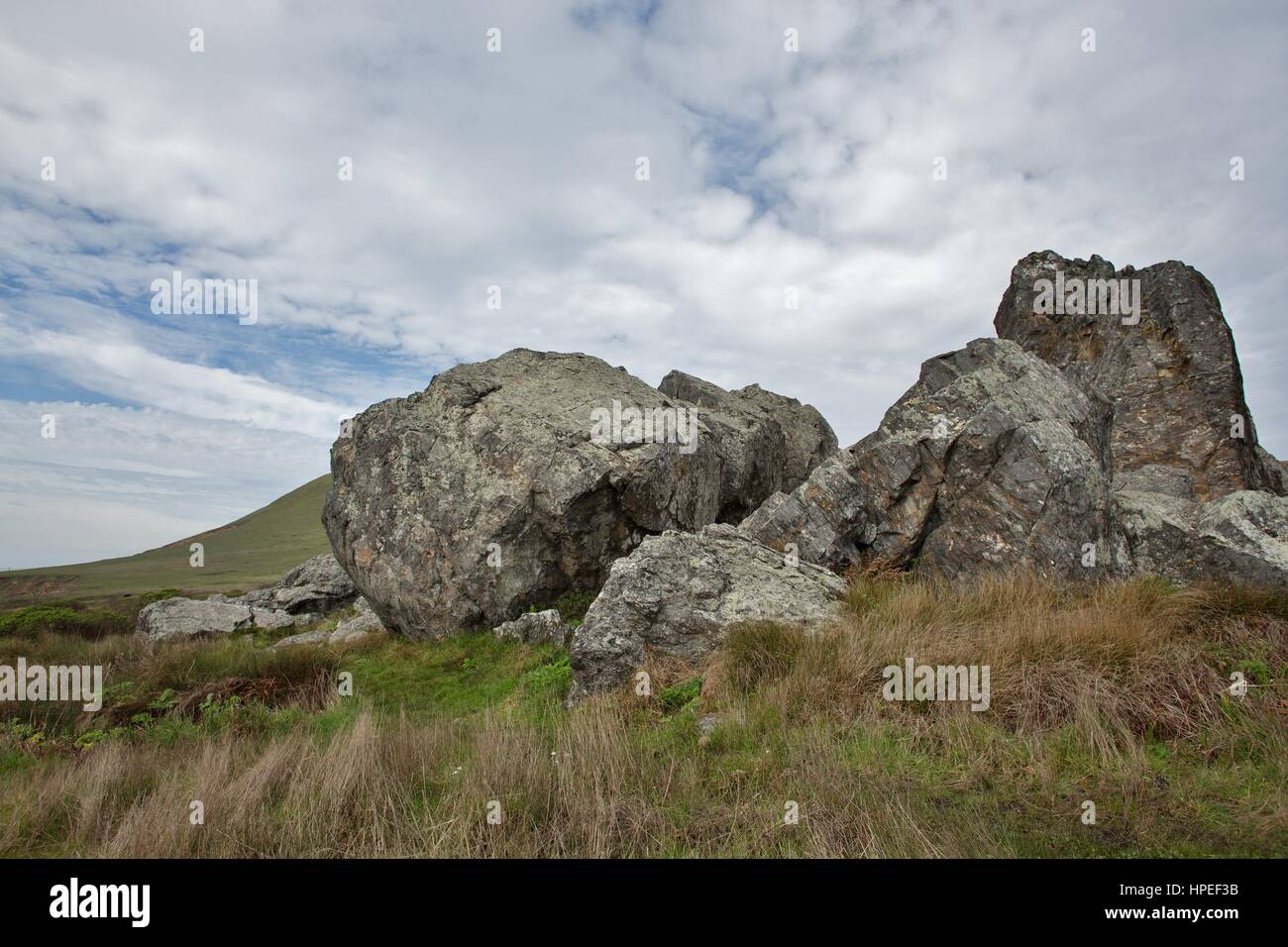 Rocks that are believed to have been used as scratching rocks by ...