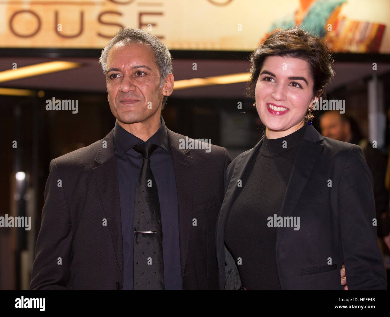 Tanveer Ghani and daughter attending the Viceroy's House UK Premiere at ...