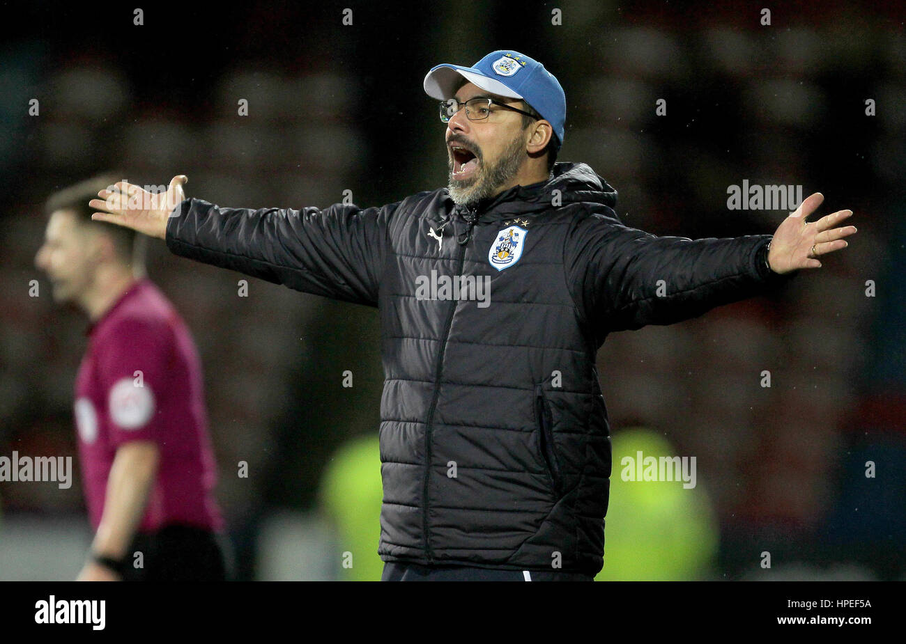 Huddersfield Town manager David Wagner during the Sky Bet Championship ...
