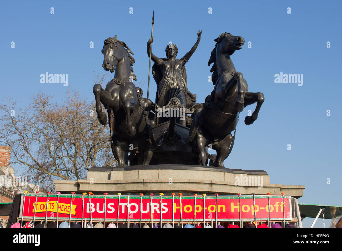 Boadicea and her Daughters Stock Photo - Alamy