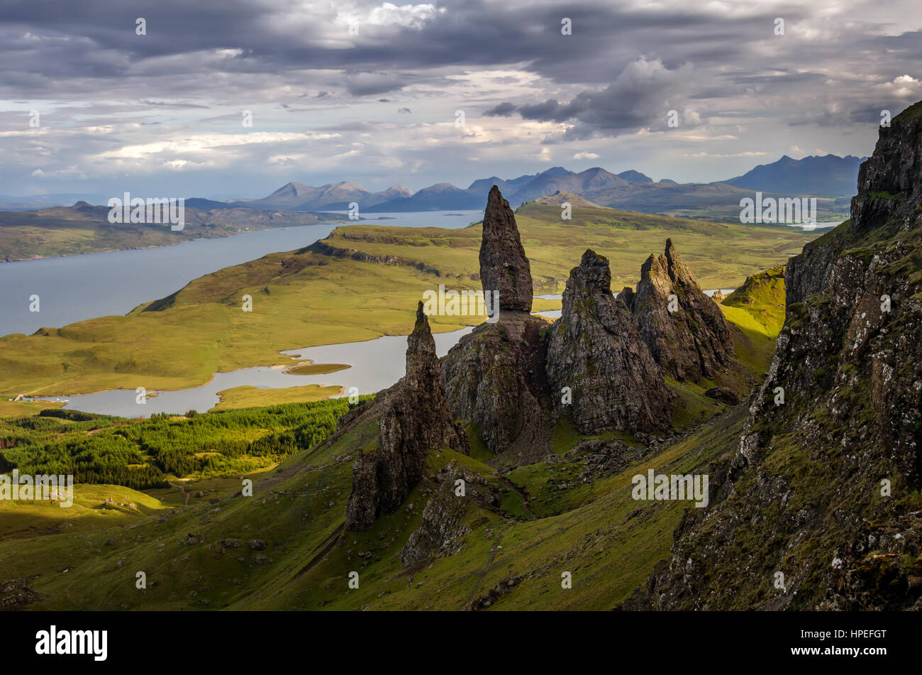 Old Man of Storr rock formation, Isle of Skye, Scotland Stock Photo - Alamy