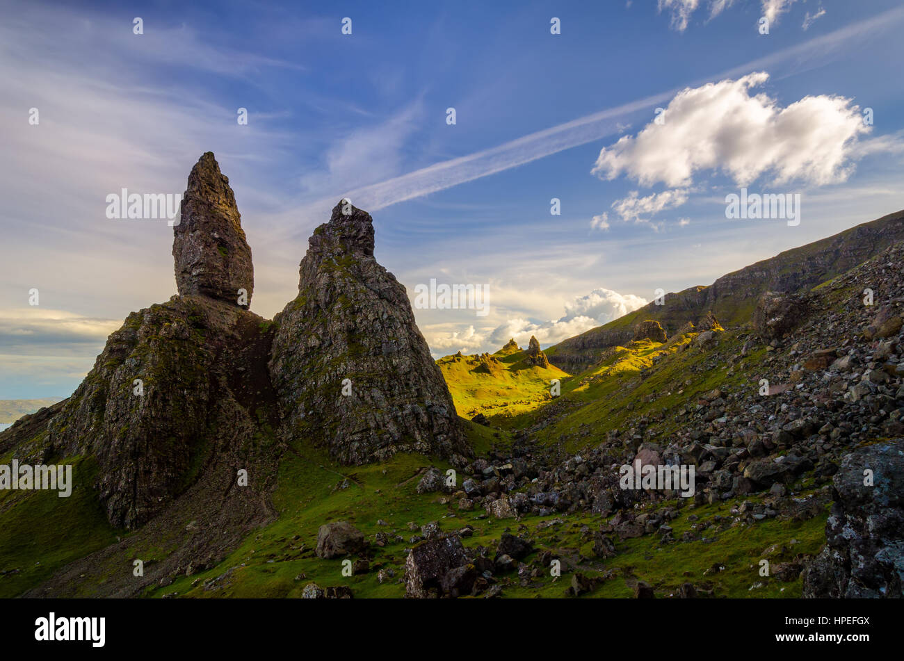 Old Man of Storr rock formation, Isle of Skye, Scotland Stock Photo - Alamy