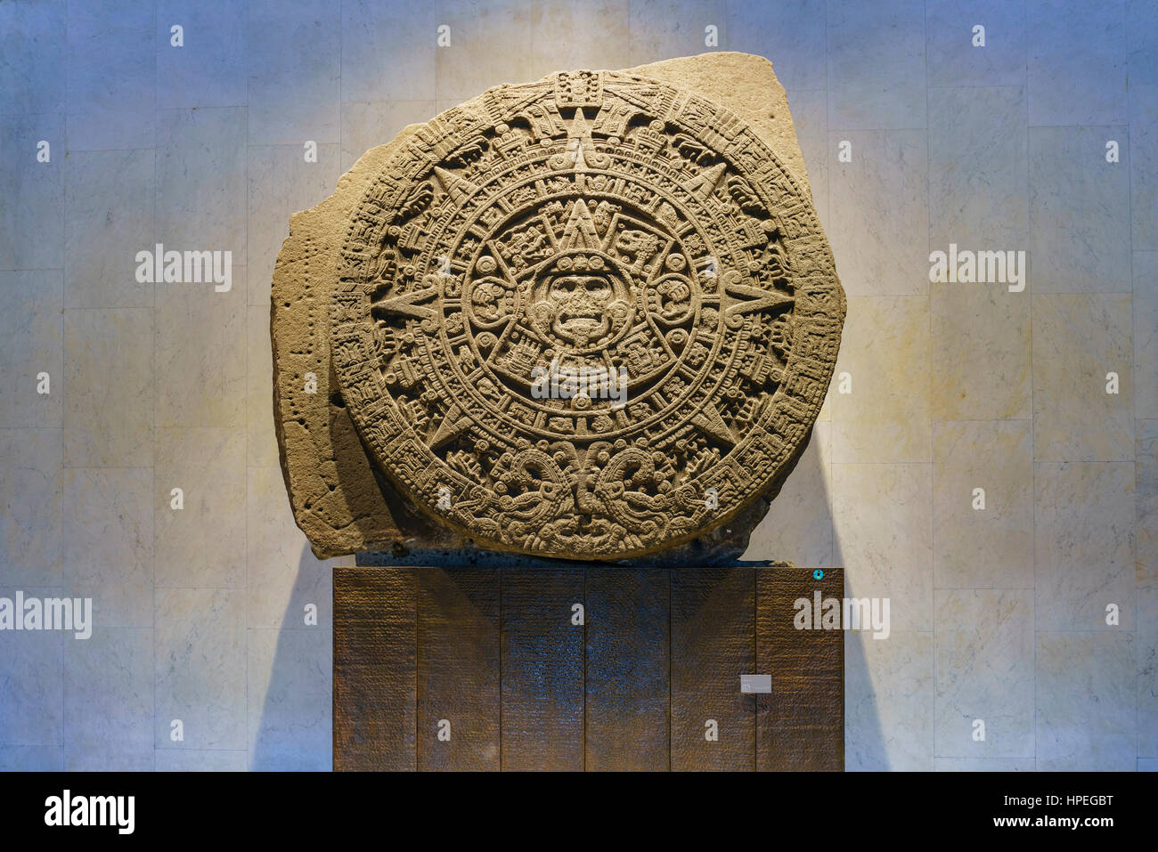 Aztec sunstone national museum hi-res stock photography and images - Alamy