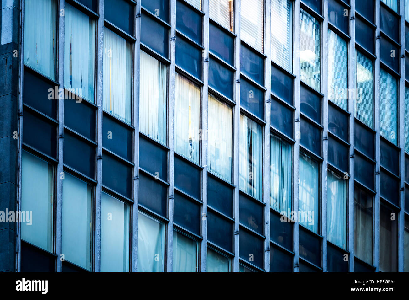 windows of commercial building in Hong Kong Stock Photo - Alamy