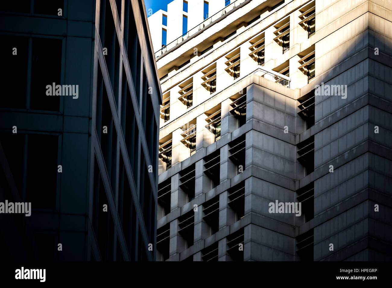 windows of commercial building in Hong Kong Stock Photo - Alamy
