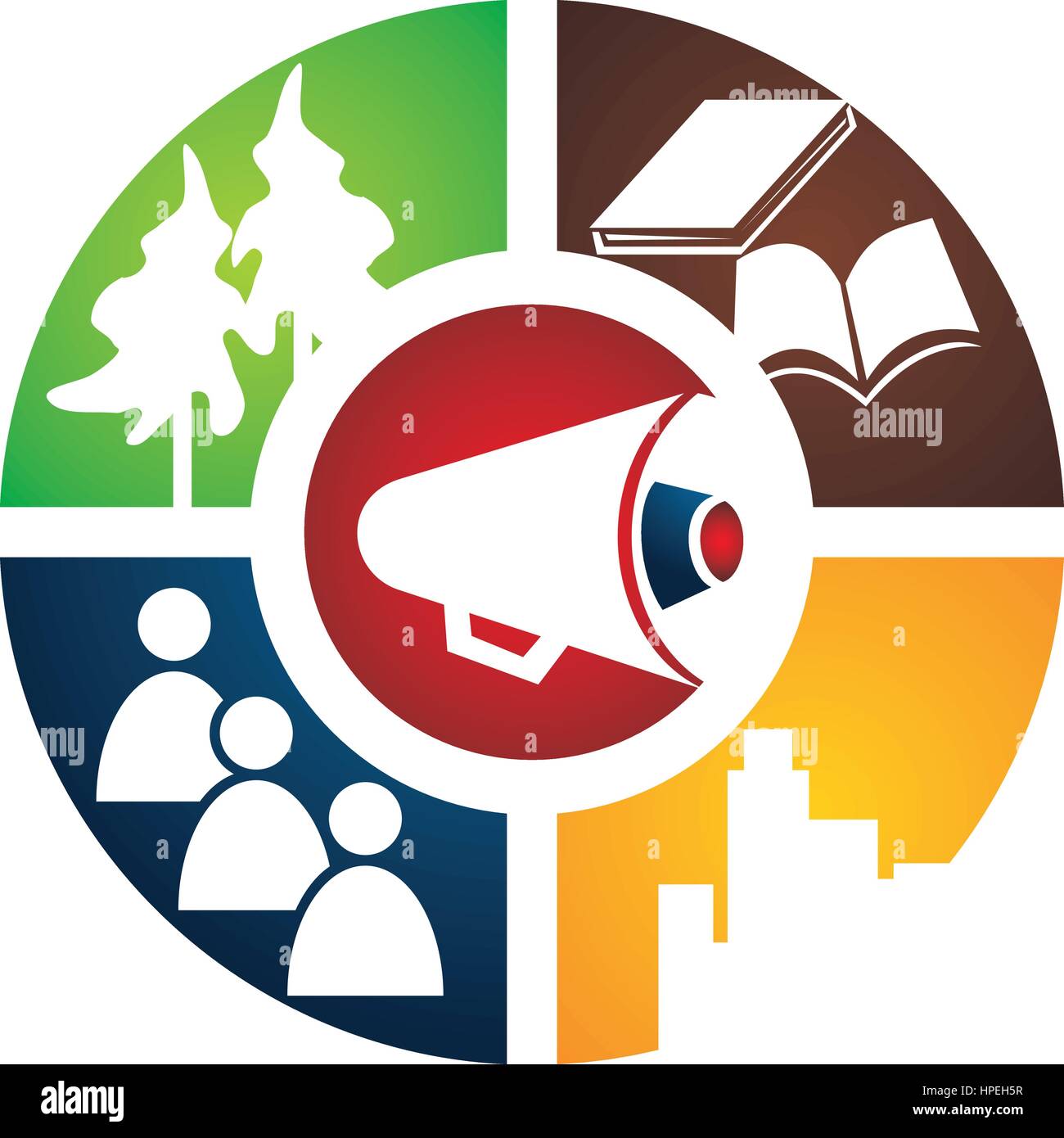 Student City Voice Logo Stock Vector Image & Art - Alamy